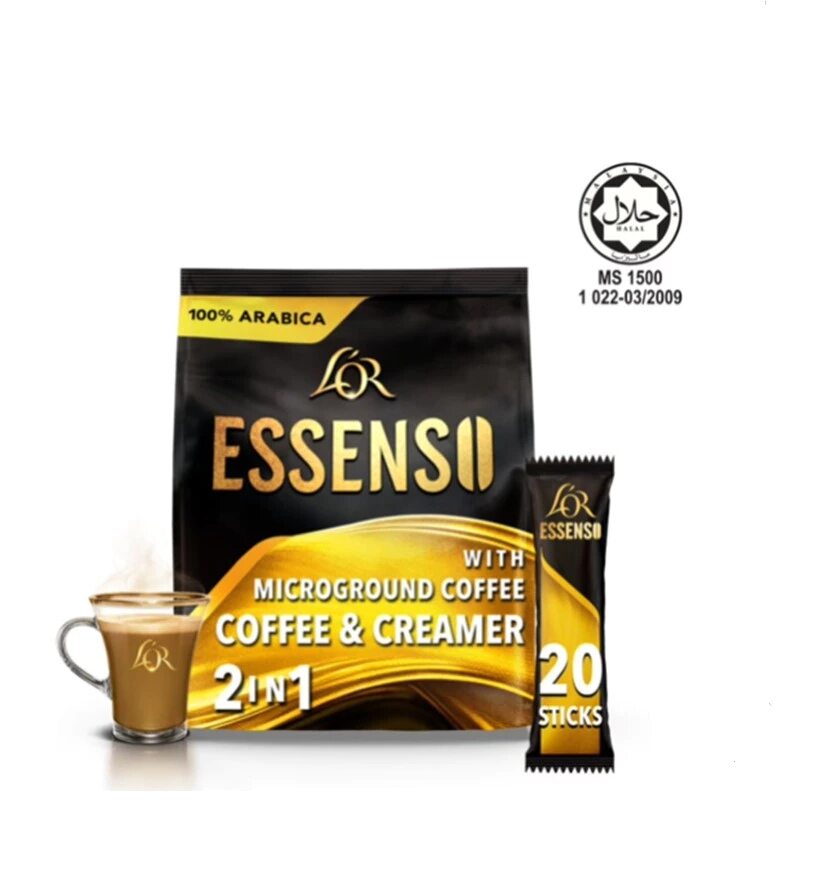 L'or Essenso Classique with Microground Instant Coffee 2 in 1 Rich ...