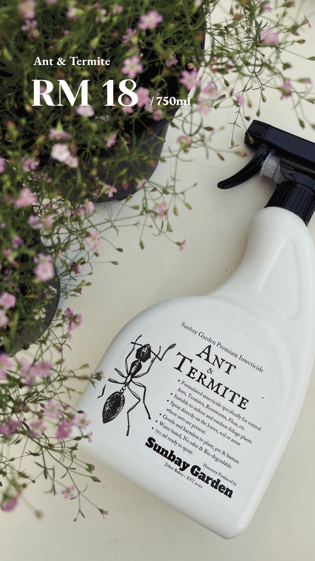 Ant & Termites - Sunbay Garden Premium Insecticide | Lazada