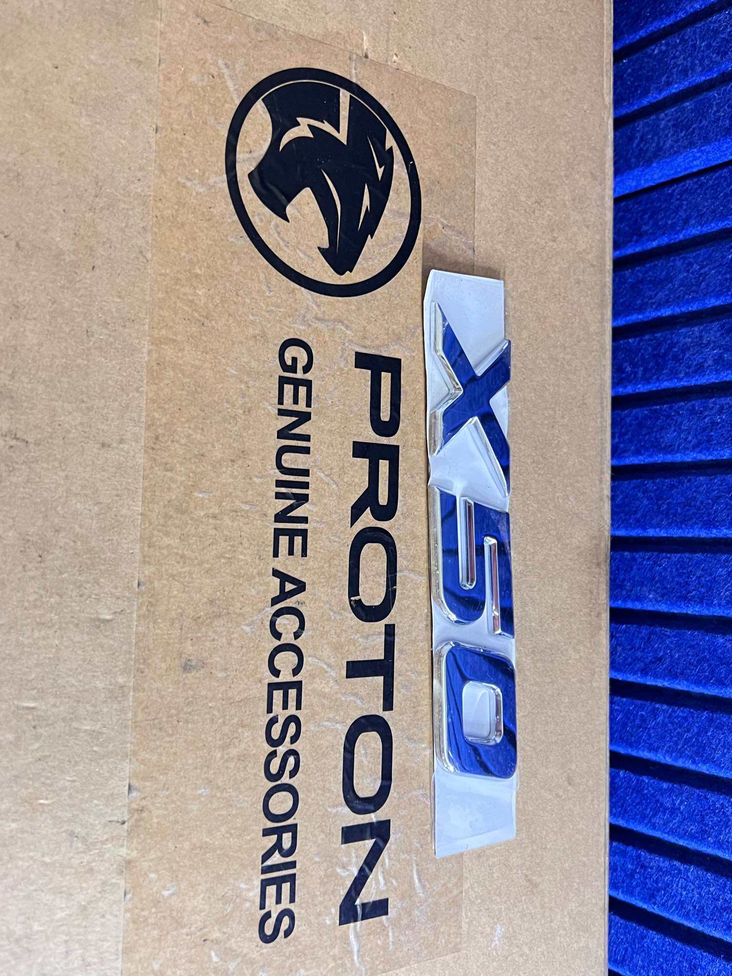 ORIGINAL PROTON X50 WORDING LOGO / EMBLEM SILVER | Lazada