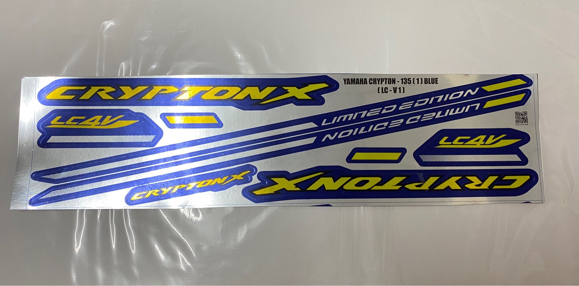 Yamaha lc135 v1 body sticker crypton x edition | Lazada