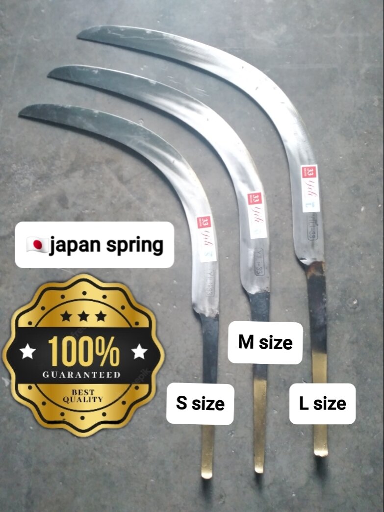 Pisau Sabit Sawit (BRAND 33)/100%ORI/Japan spring(L,M,S)size | Lazada