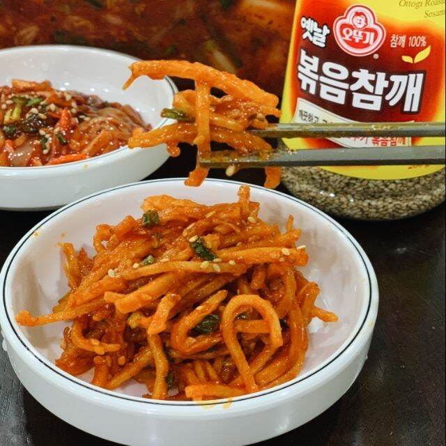 SHIN·KOREA Korean Mama Homemade Sweet &Spicy Squid Strips - Ojingeochae ...