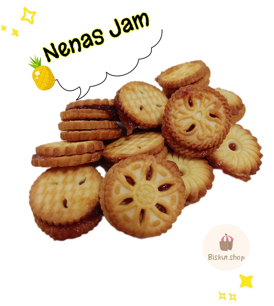 (HALAL) Biskut Timbang Hup Seng Biscuit Biskut Nenas Jem Pineapple Jam ...