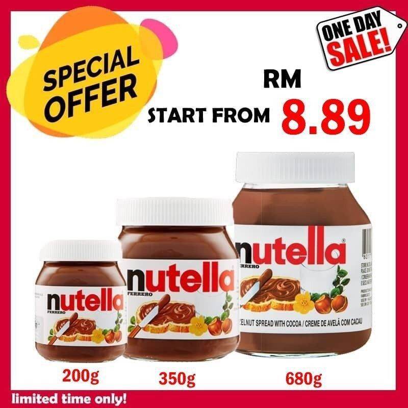 READY STOCK]Nutella Jam Hazelnut Cocoa Spread Bread (Jem Nutella Roti ...