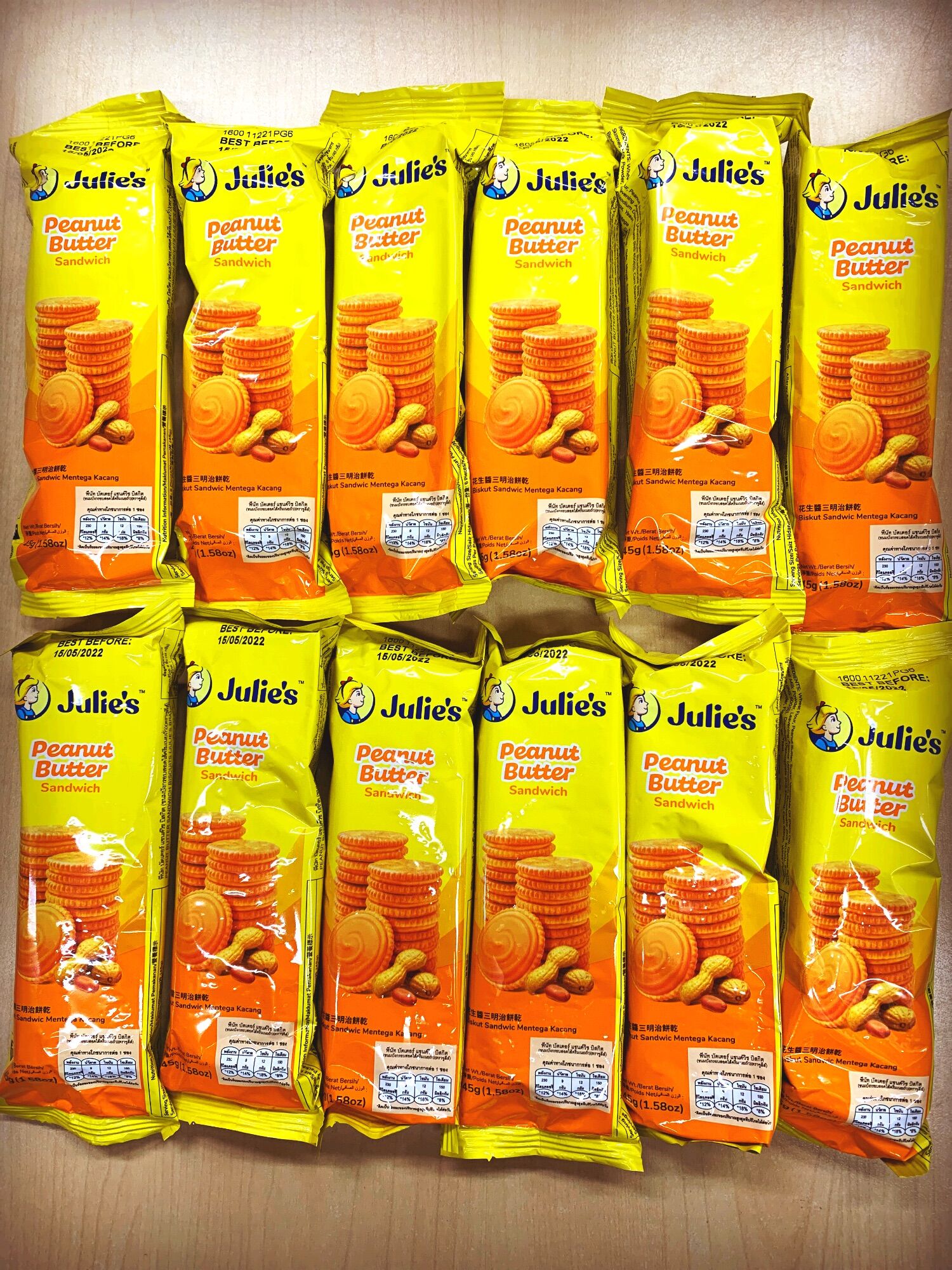 ️BEST ️JULIE’S PEANUT BUTTER SANDWICH / BISKUT SANDWIC MENTEGA KACANG ...
