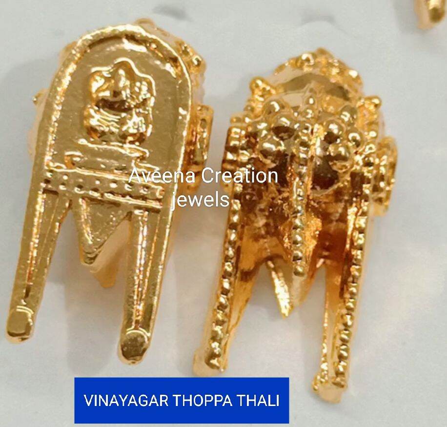 THIRUMANGALYAM GOLD PLATED Toppe Thali 🚫 NOT 916(Bukan Emas) | Lazada
