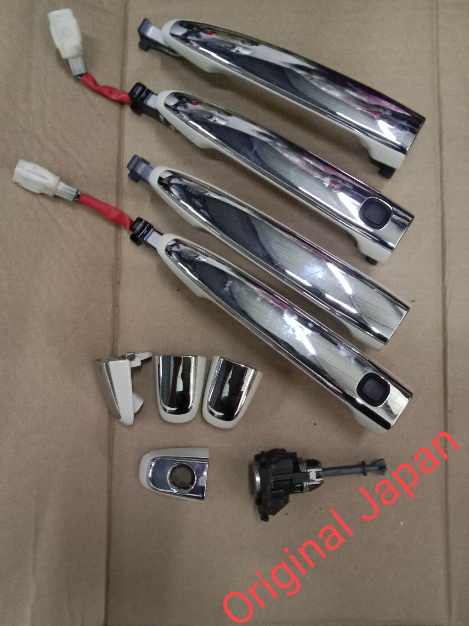 🇯🇵Original Japan🇯🇵 Door Handle Chrome Toyota Estima ALphard Vellfire ...