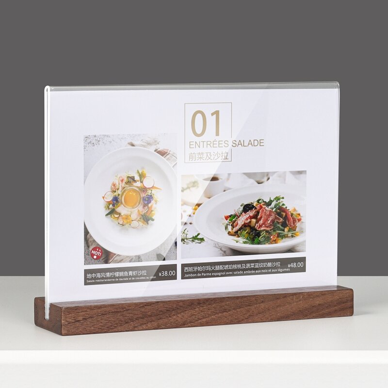 Acrylic Price List Standee Display Card Menu Food Scanning Code ... Acrylic Price List Standee Display Card Menu Food Scanning Code ...