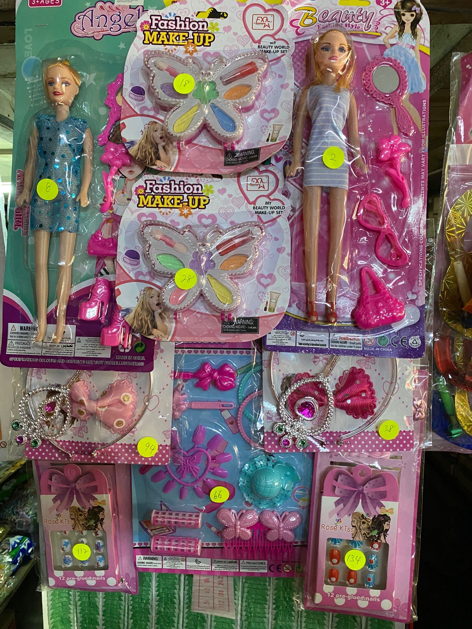 Tikam mainan girl lucky draw board games 女孩玩具抽抽乐 | Lazada