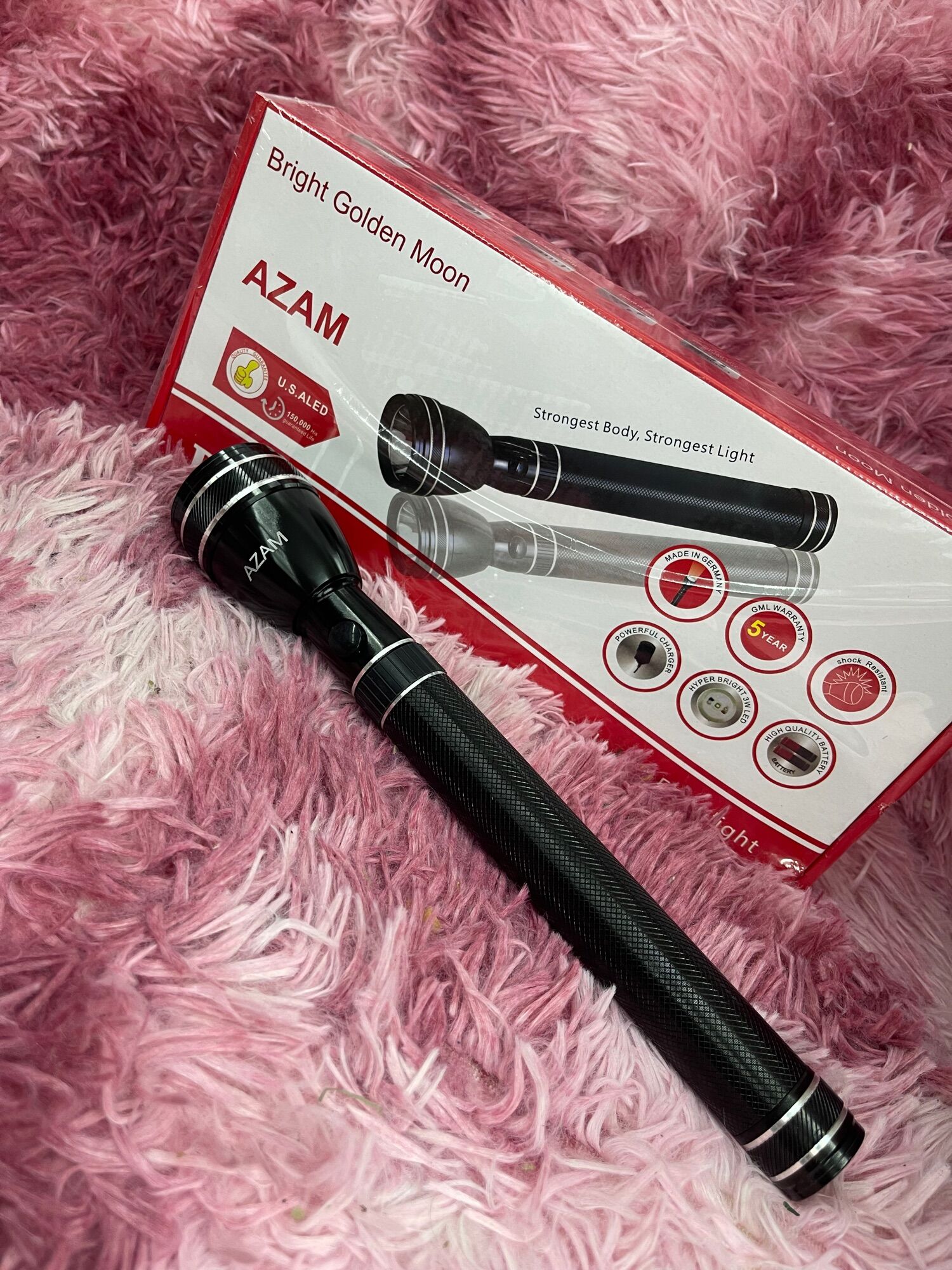 lighting(RECHARGEABLE LED HEAVY DUTY TORCHLIGHT) AZAM AND GML | Lazada