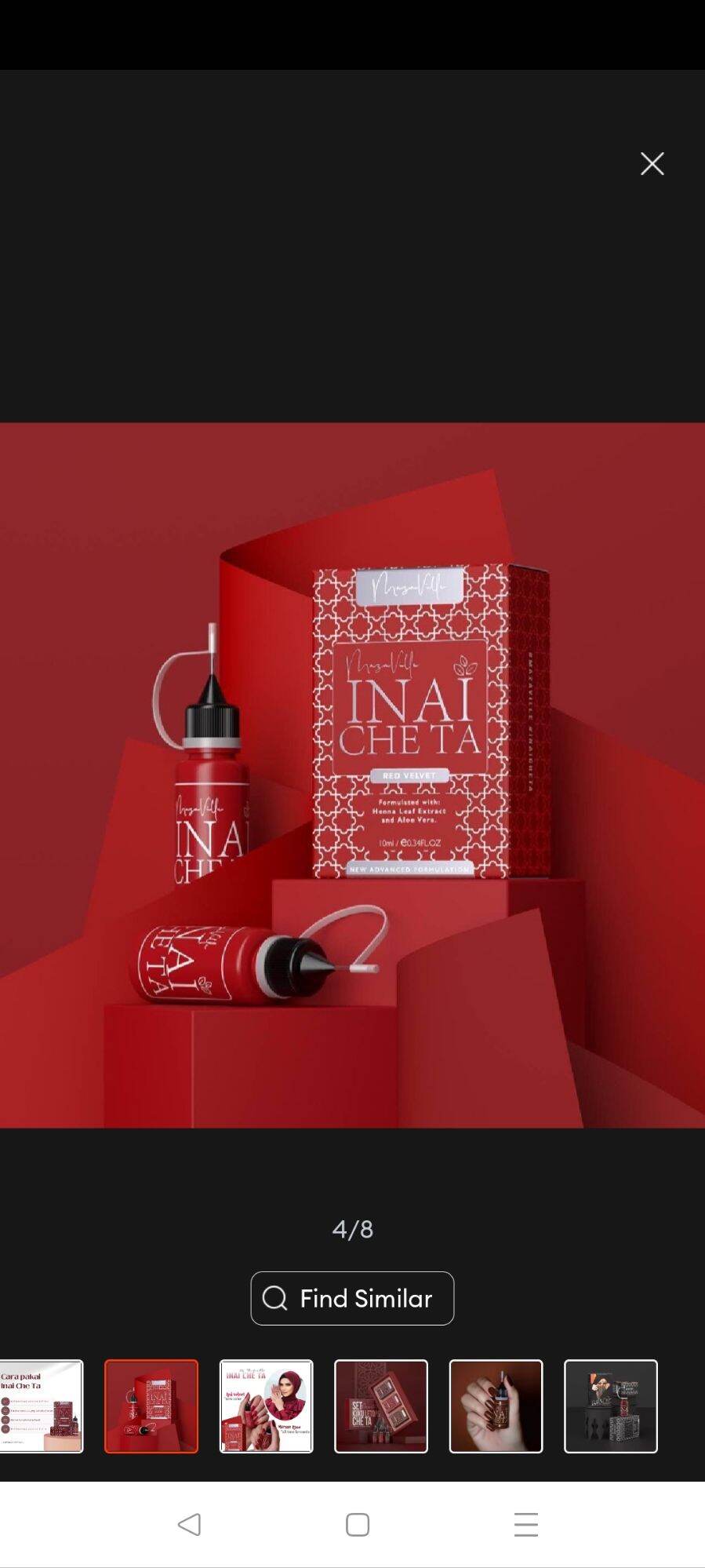 INAI CHE TA 10ml VIRAL ORIGINAL [MAROON ROSE/RED VELVET] SAH SOLAT | Lazada