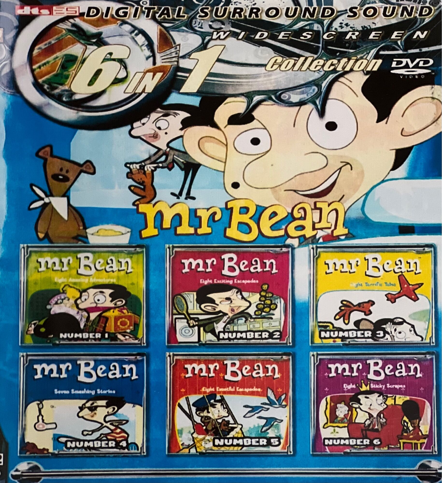 DVD Mr bean cartoon movie collection 6in1 | Lazada