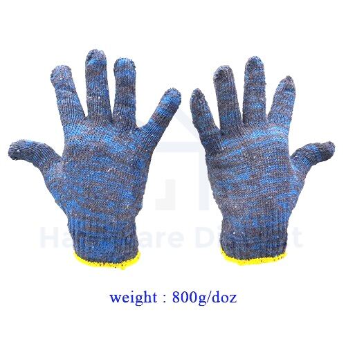 [READY STOCK] 1200# KNITTED COTTON HAND GLOVE | 12PAIR/BAG | THICK TYPE ...