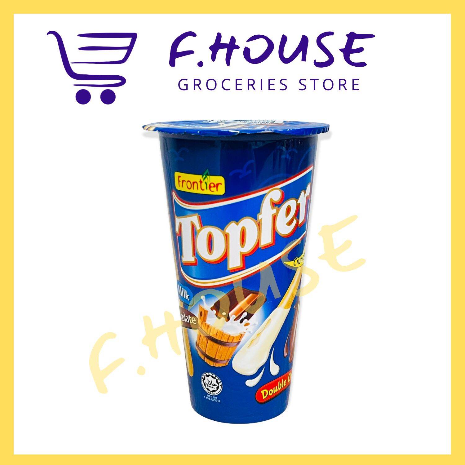 FRONTIER TOPFER Crunchy Sticks (40g) ️Strawberry Chocolate ️Milk ...