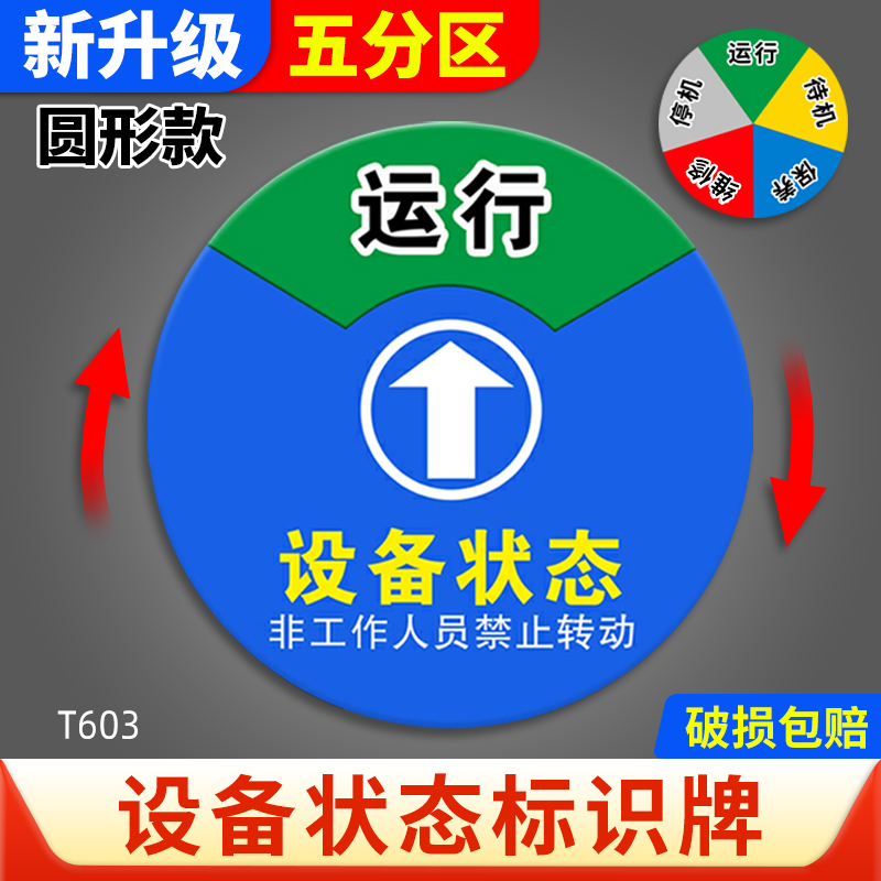 Equipment Status Signboard Management Card Acrylic Instrument ...