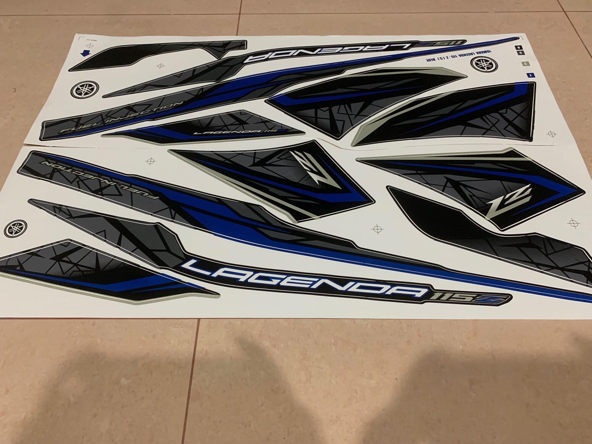 Yamaha srl 115 body sticker (5) | Lazada