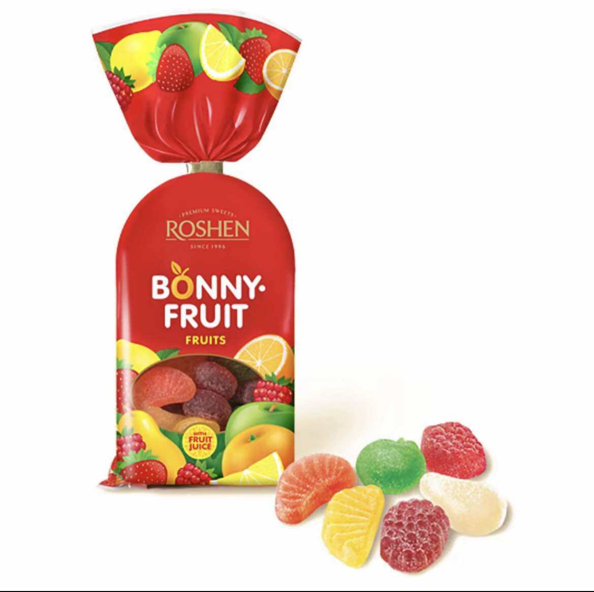 ROSHEN BONNY FRUIT JELLY GUMMY GULA GULA 200G HALAL Snack Candy | Lazada