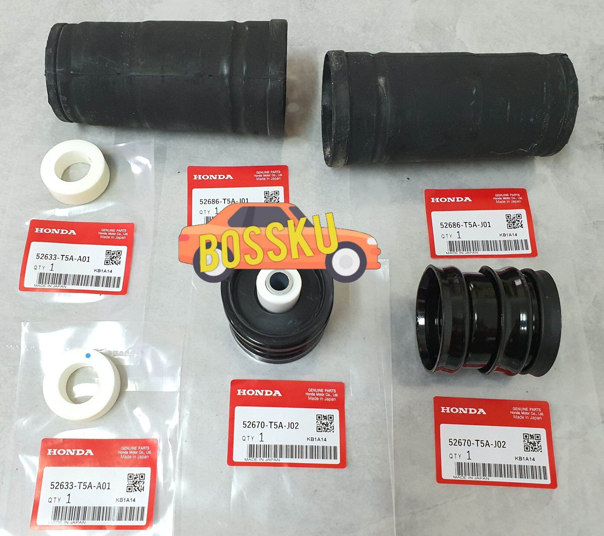 6 IN 1 SET - REAR ABSORBER MOUNTING /BUSH/ MOUNTING COVER SET - HONDA ...
