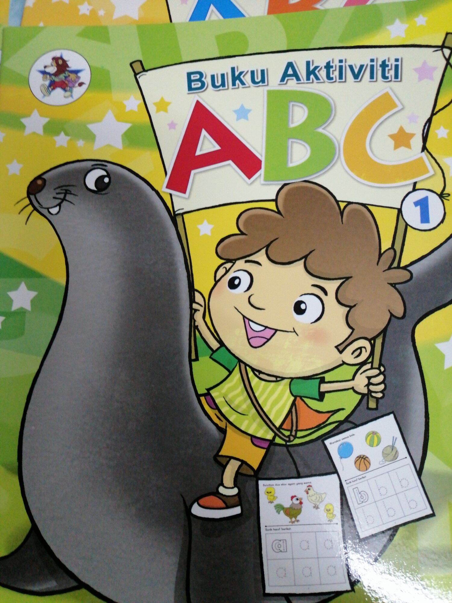 Buku aktiviti ABC 1 Bahasa Melayu focuses on writing, colouring ...