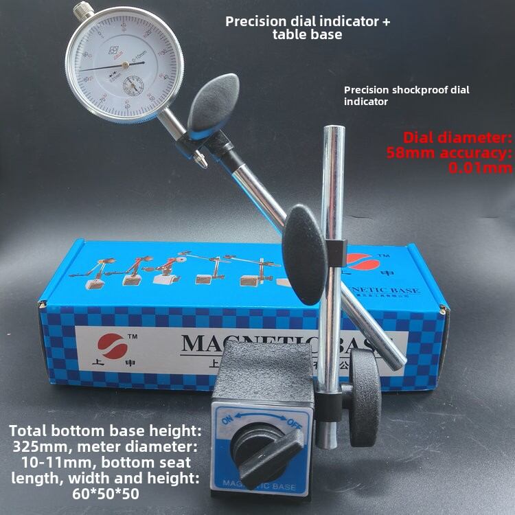 Shangshen CZ-6A Mechanical Magnetic Force Gauge Stand Dial Indicator ...