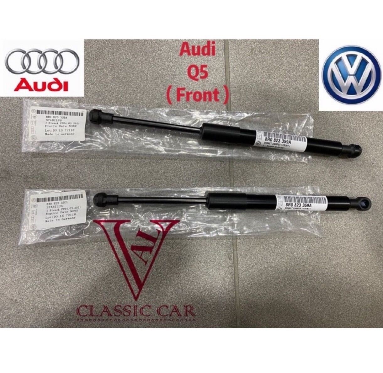 ( 100% ORIGINAL ) AUDI Q5 FRONT HOOD GAS SUPPORT BONNRT ABSORBER ( 8R0 ...