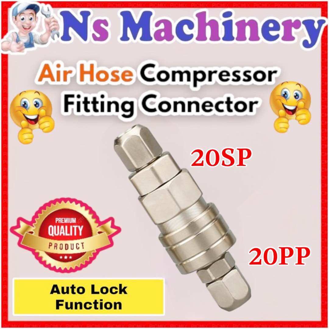Air Hose Pneumatic Air Compressor Connector Coupler Socket Quick ...