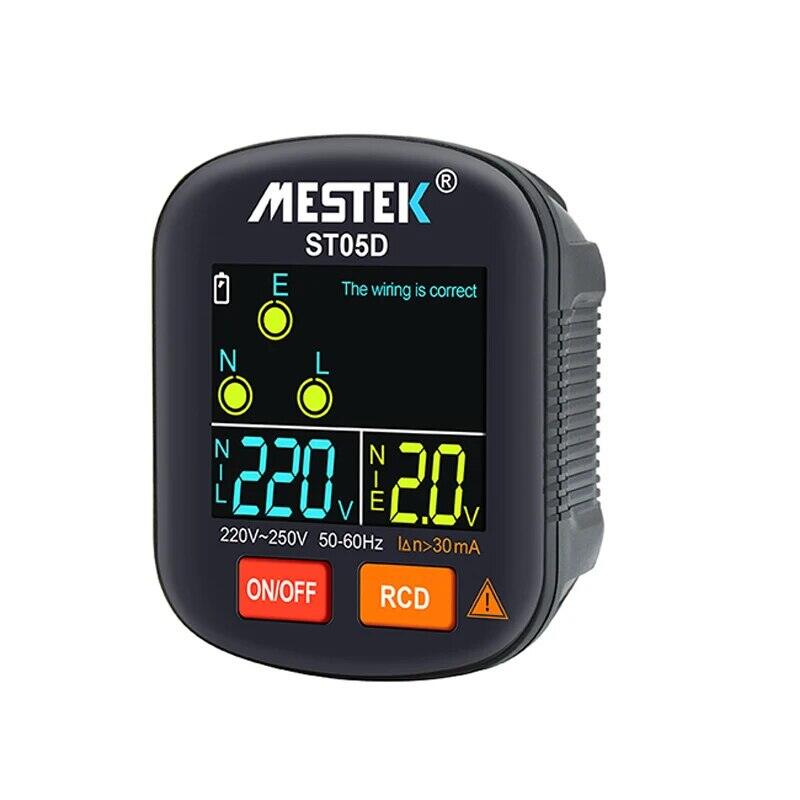 1 PC Digital Socket Tester Leakage Zero Wire Detection Voltage ...