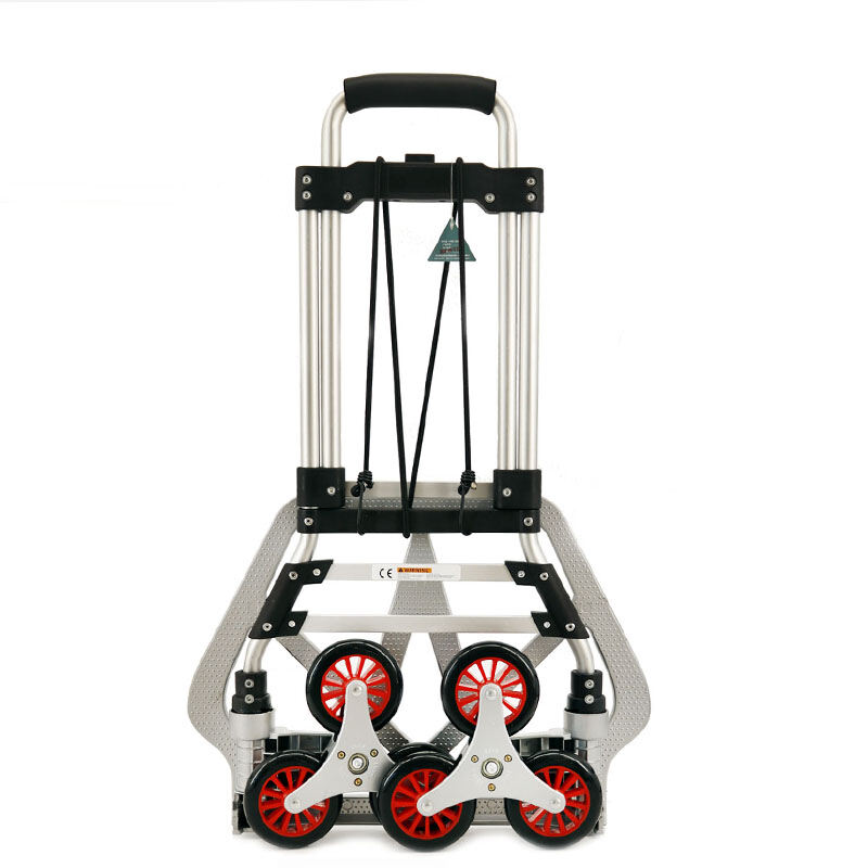 Macetu Six-Wheel Stair Climbing Hand Buggy Foldable and Portable Small ...