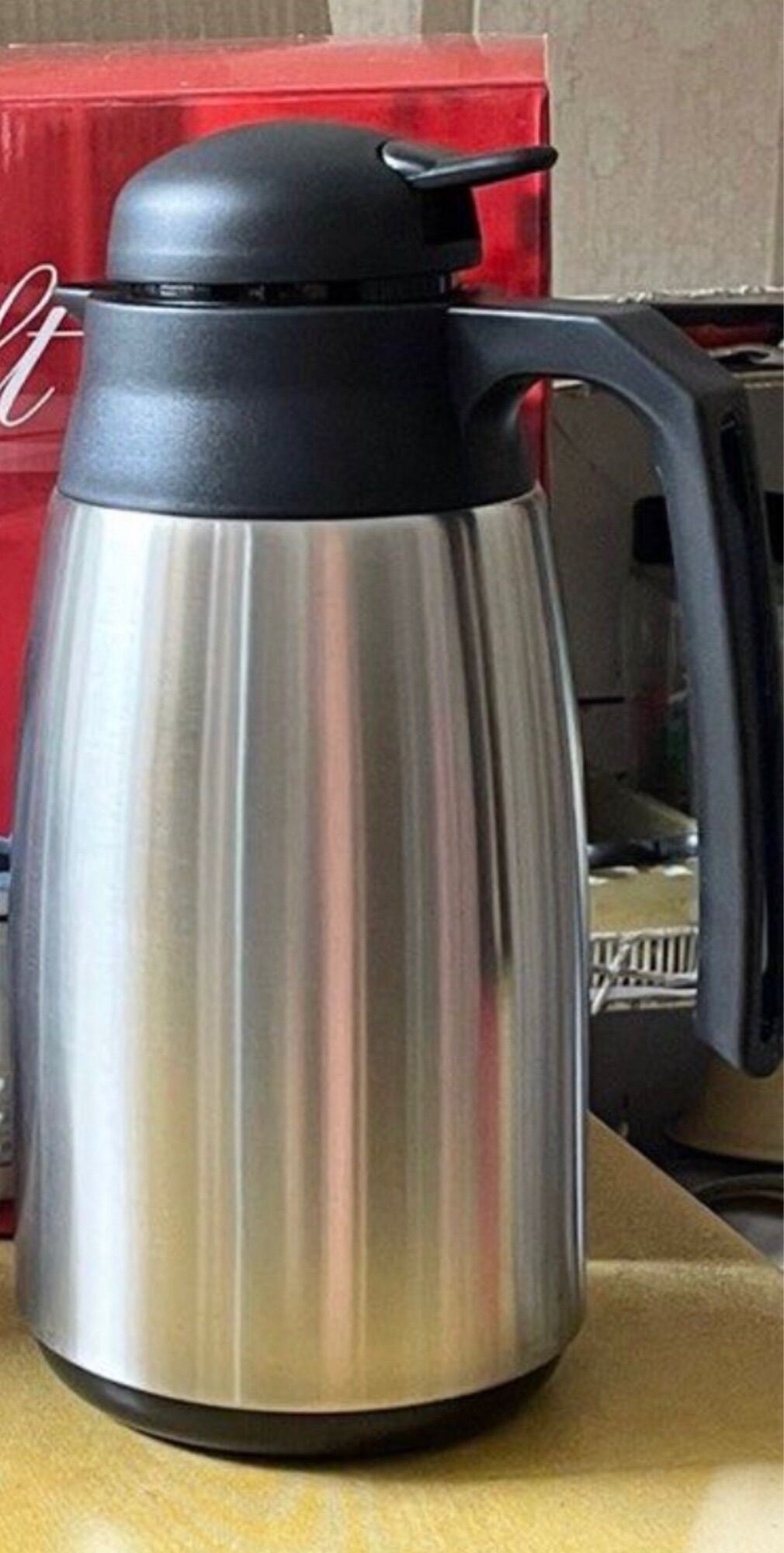 Stainless Steel Vacuum Jug Pot Thermal Flask Jag Bekas Air Panas Sejuk ...