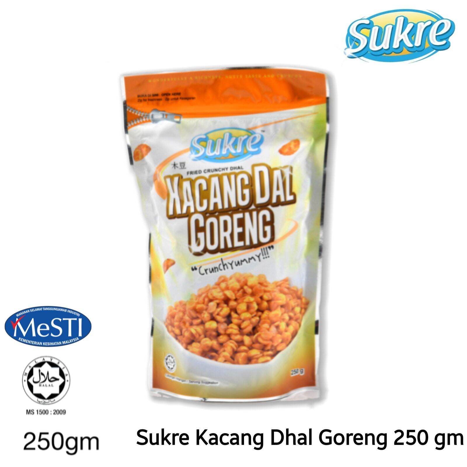 Sukre Kacang Dhal Goreng 250 gm | Lazada