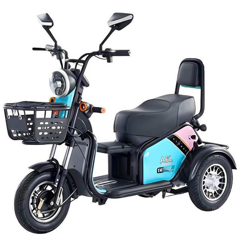 New Mini Electric Tricycle Ebike 3 Wheels 3 seater scooter Skuter ...