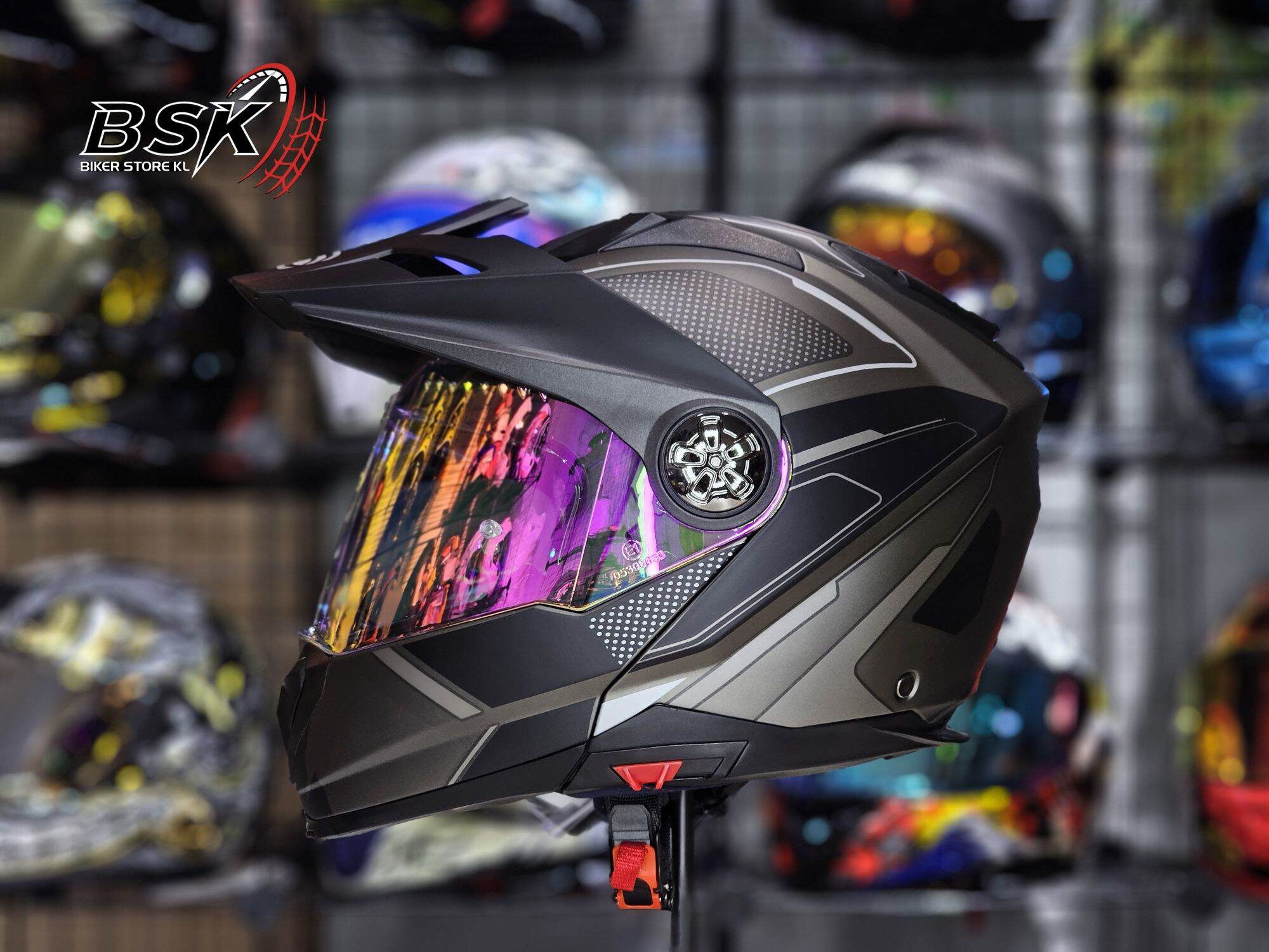 Original Faseed F-909 Adventure Modular Helmet | Lazada