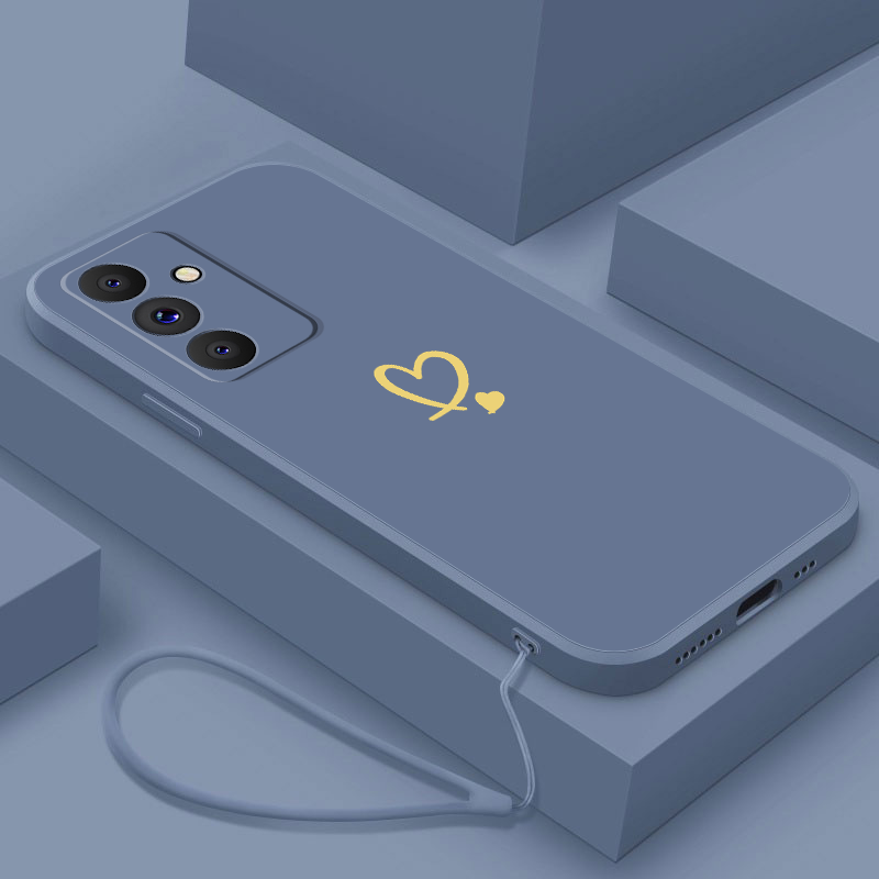 Samsung A17 samsung A07 A17 5G Artistic Love Heart Silicon Case Cute ...