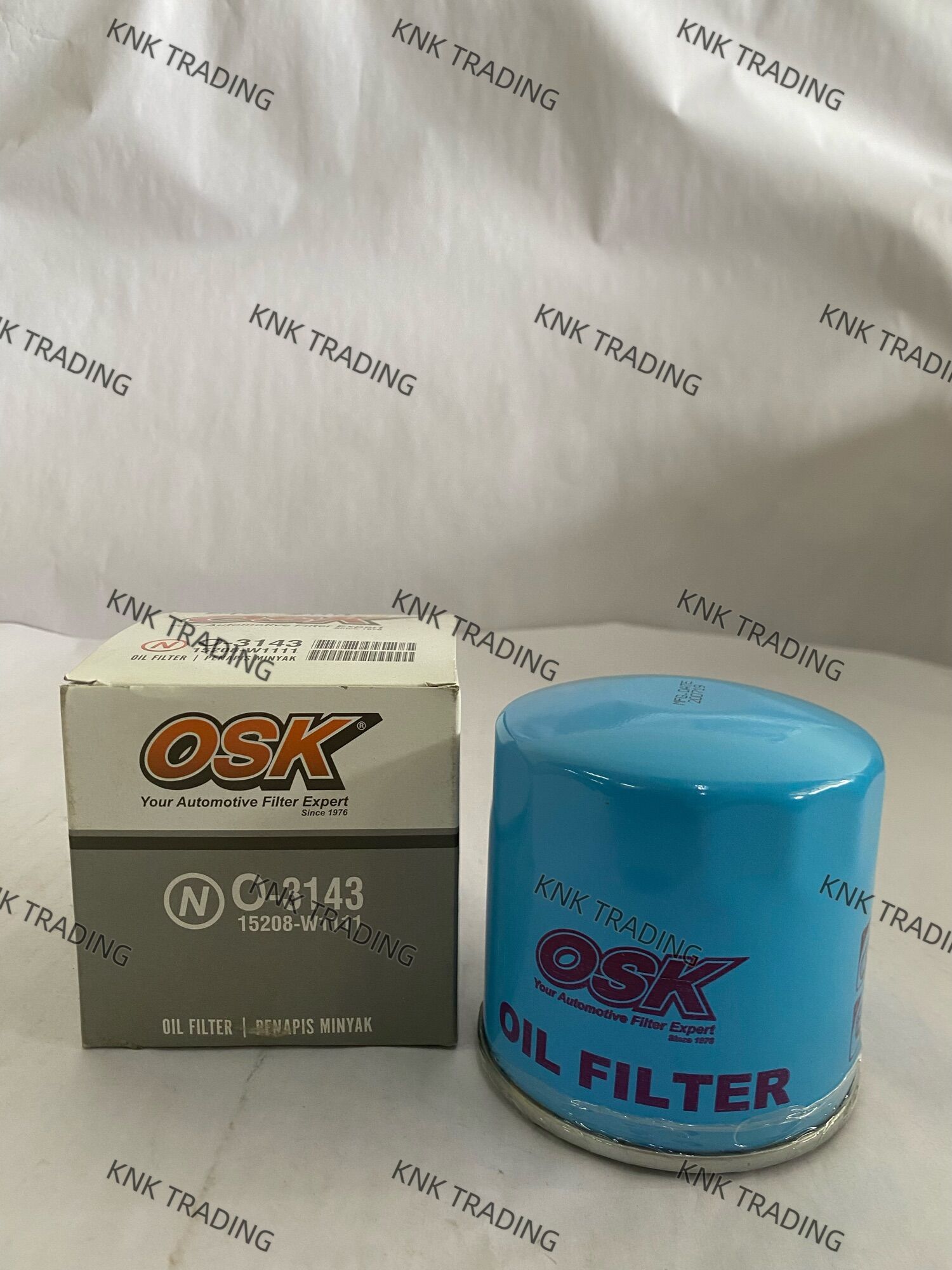 OSK O-3143 NISSAN BLUEBIRD OIL FILTER (15208-W1111) | Lazada