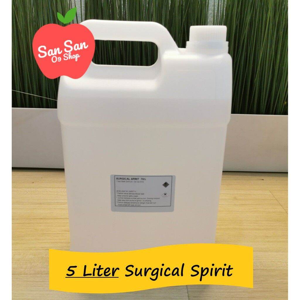 [Ready Stock]BUY 5 FREE 1 Isopropyl 5L Alcohol 95% Surgical Spirit ...