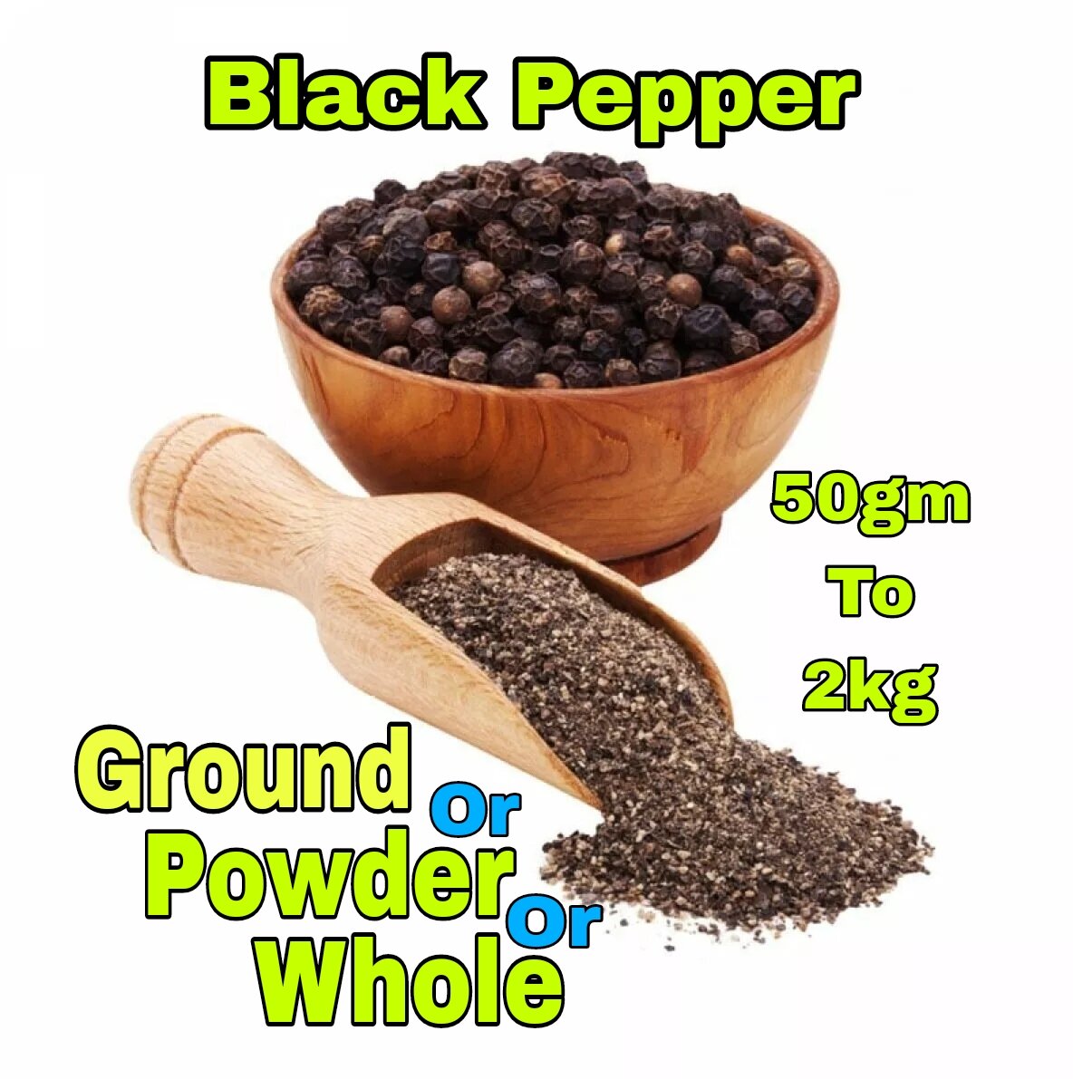 100% Pure Ceylon black Pepper whole/ Ground/ Powder spice | Lazada