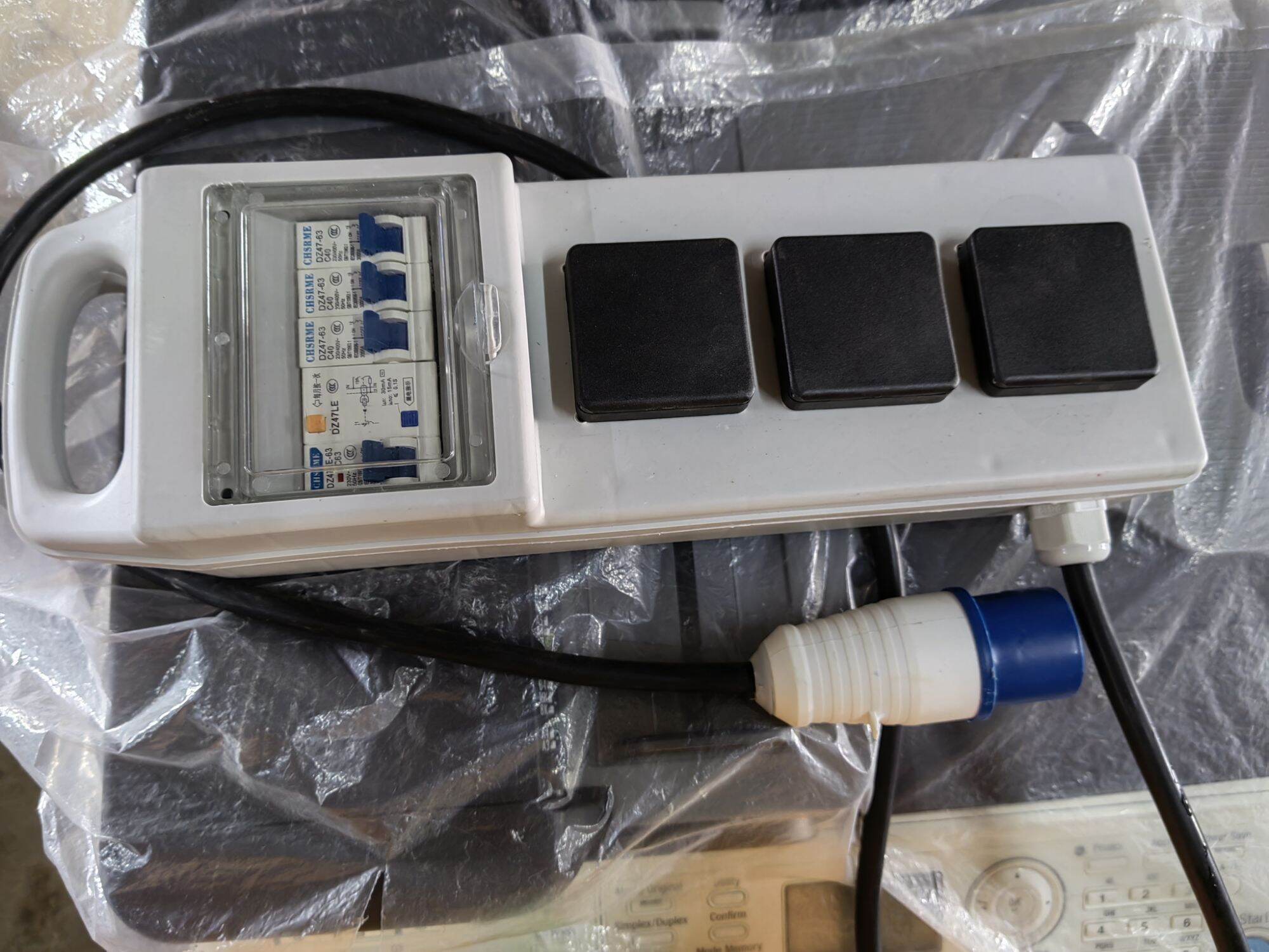 Portable distribution box 220V DB BOX JUNCTION BOX with UK Waterproof ...