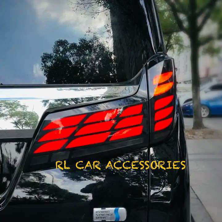 Toyota Vellfire Alphard Agh30 rear led tail lamp AH40 light 2015 2016 ...