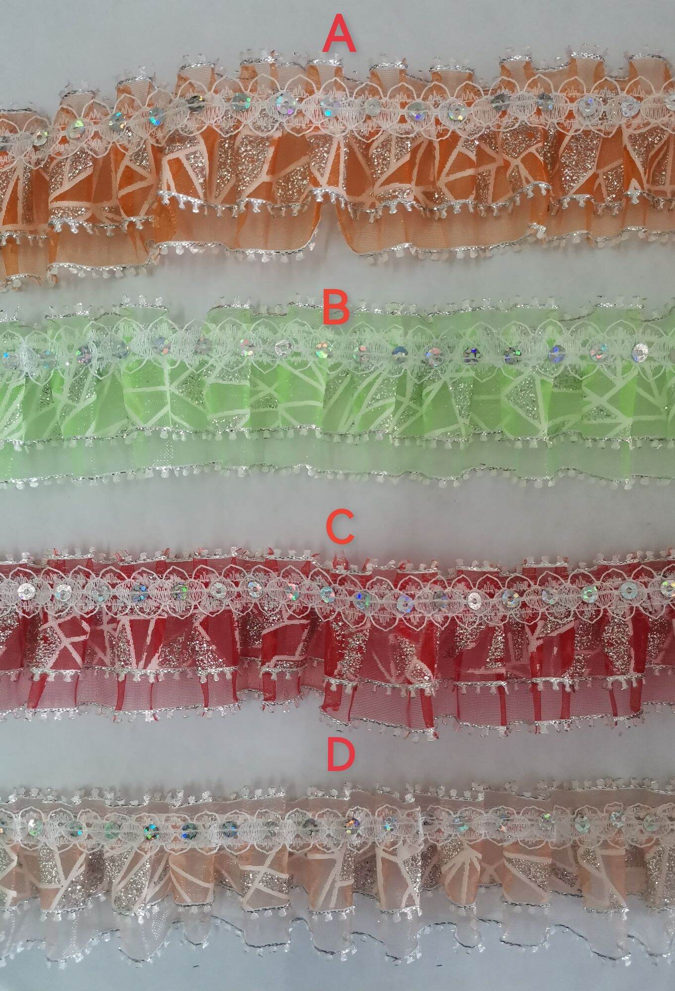 (1meter)lace renda (2inch)utk gubahan hantaran,hiasan dulang & raga ...