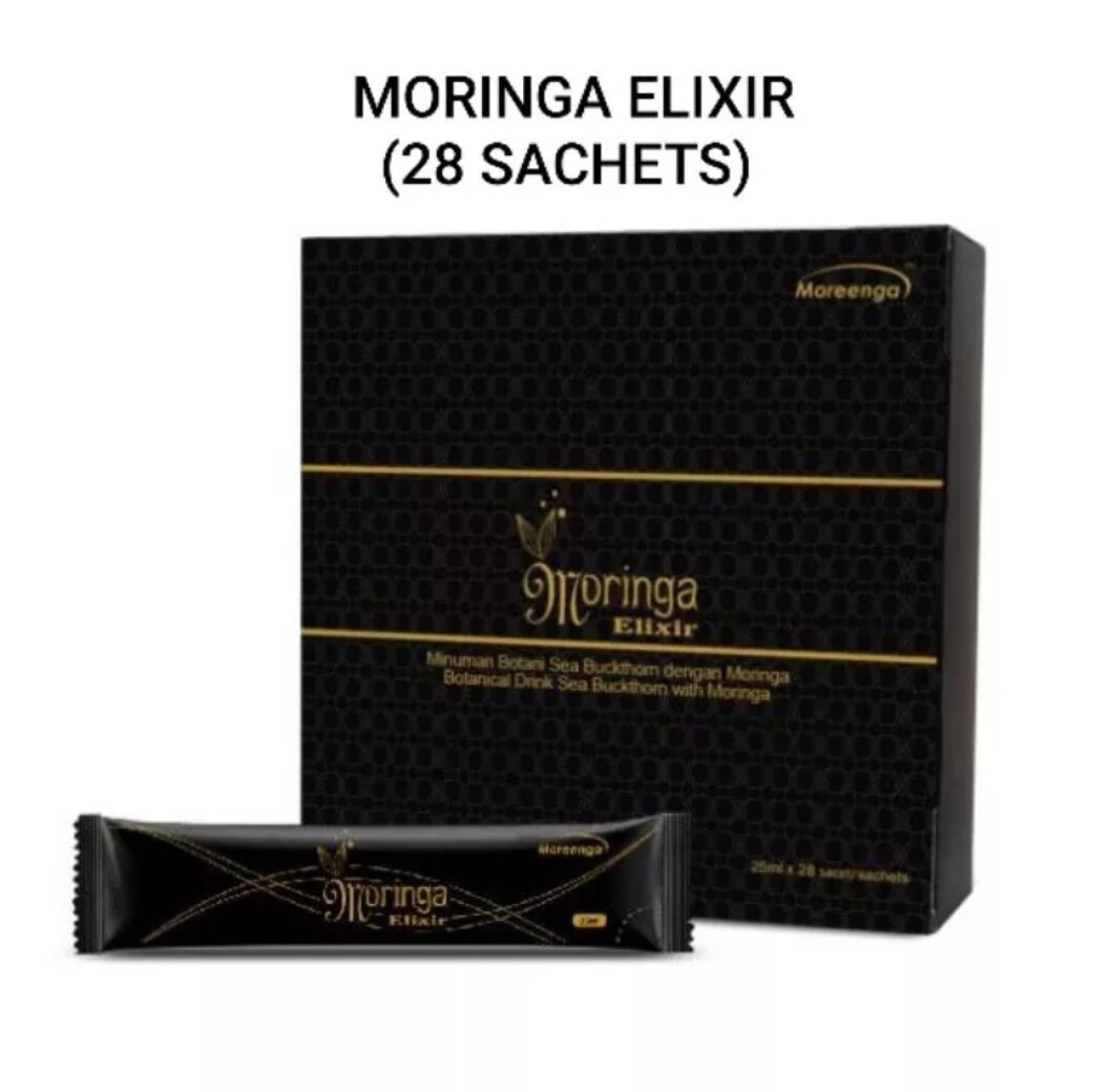 Maxpine Moringa Elixir Moreenga (25ml x 28 sachets) | Lazada
