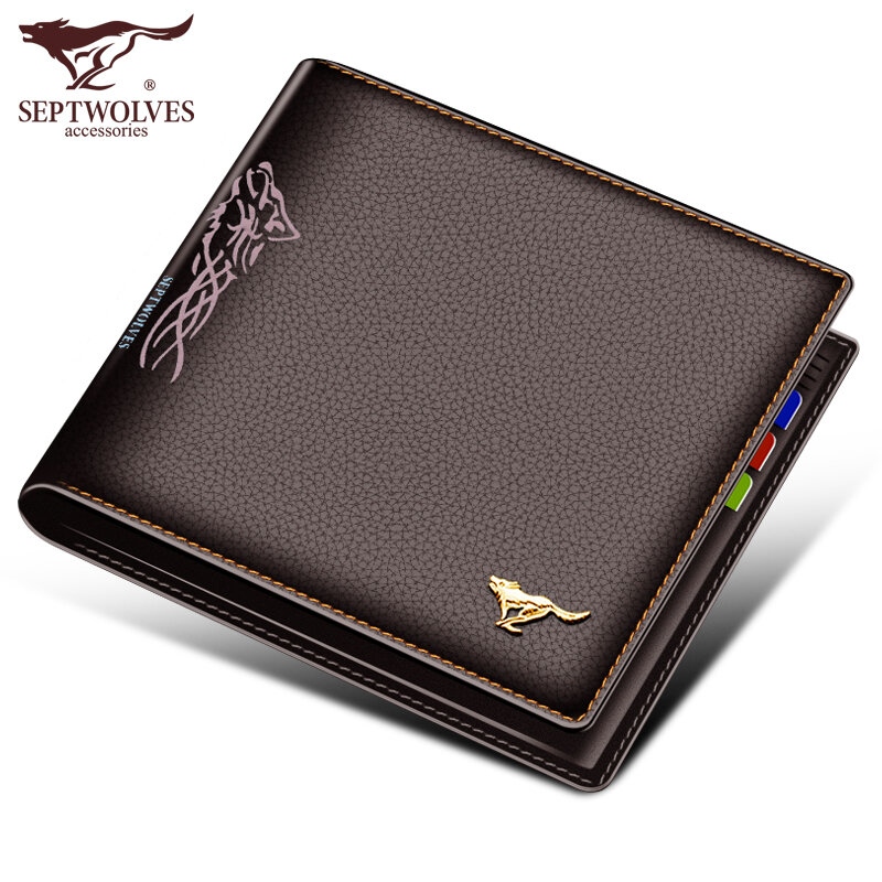 SEPTWOLVES | Business Casual Short Wallet | Lazada
