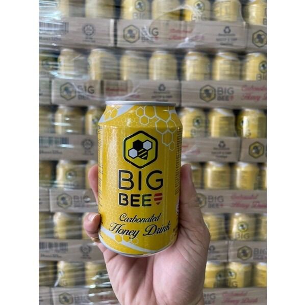 24 x 325ml Big Bee Carbonated Natural Borneo Acacia Honey Drink ...