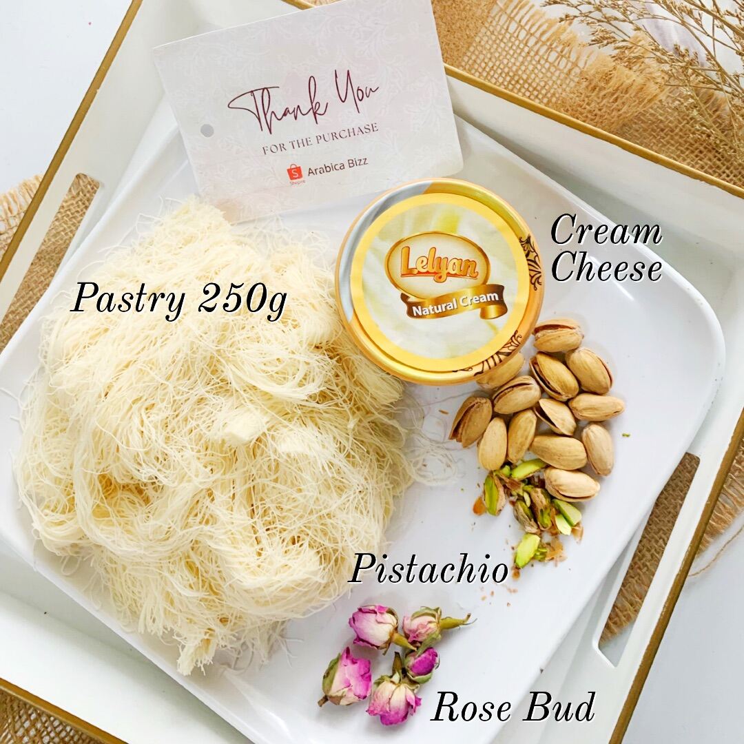 Kunafa Pastry Kunafah Dough Frozen Set All in 1 ‼️Ready Stock | Lazada