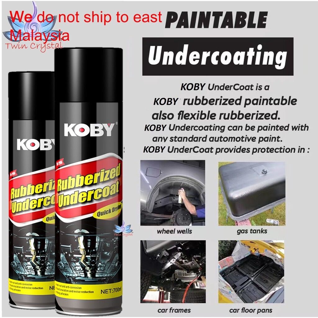 Koby Undercoating Spray Deargon / Veslee Anti Rust Spray Rubberized ...