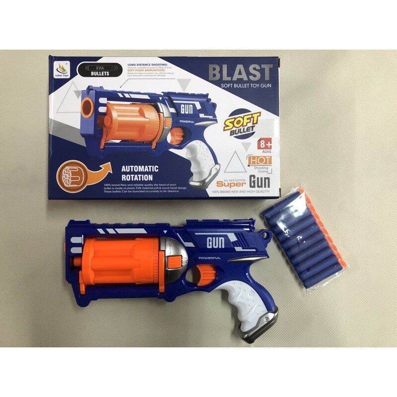 [Ready Stock] Children Toy Gun Soft Bullet Toy Gun Mainan PELURU lembut ...