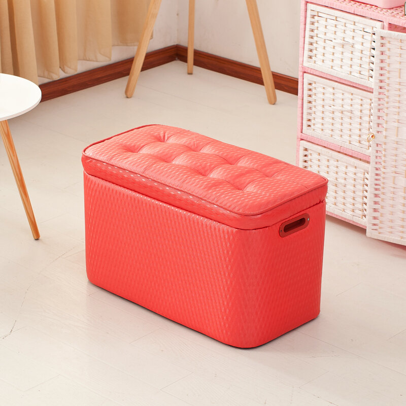 Solid Wood Storage Bench Shoe Cabinet Try-On Bench Clothing Footwear ...