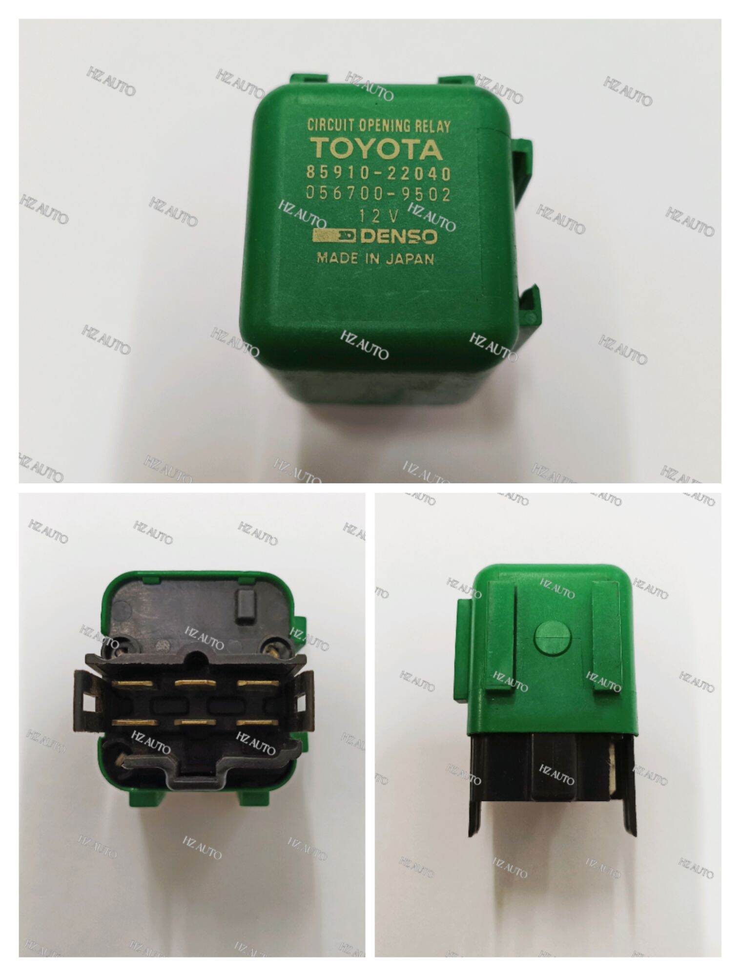 100% ORIGINAL TOYOTA DENSO RELAY 6PIN 12V 056700-9502 / 85910-22040 ...