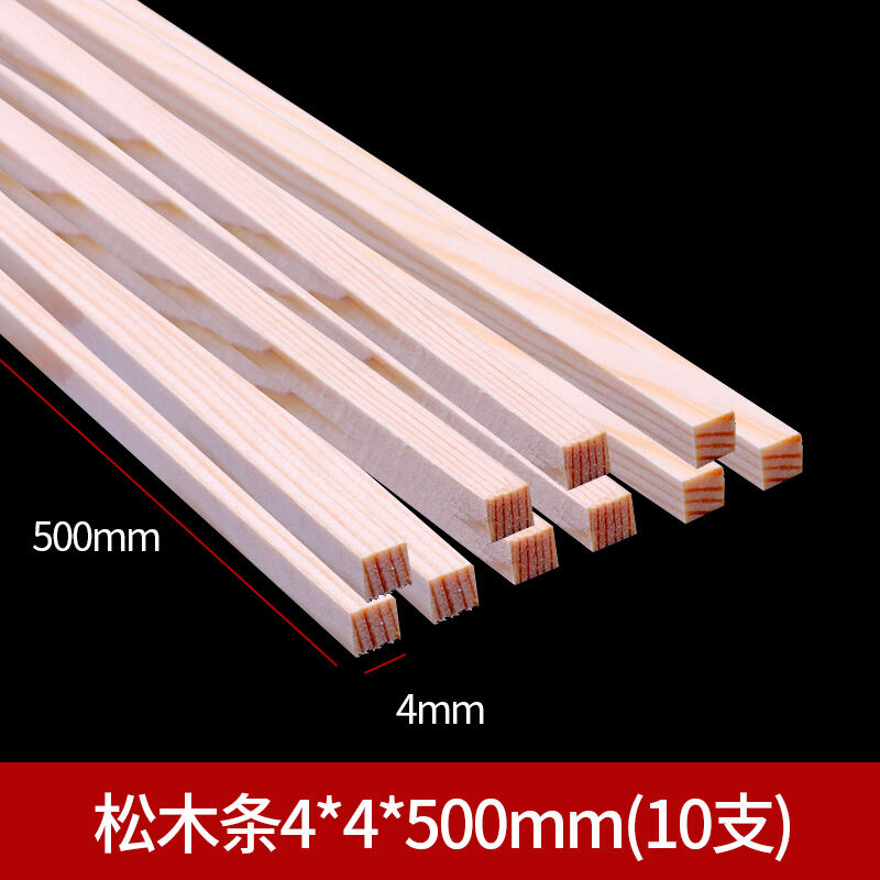 round Wooden Stick Log Sticks Solid Wood Stick Pine Rod round Wood Bar ...