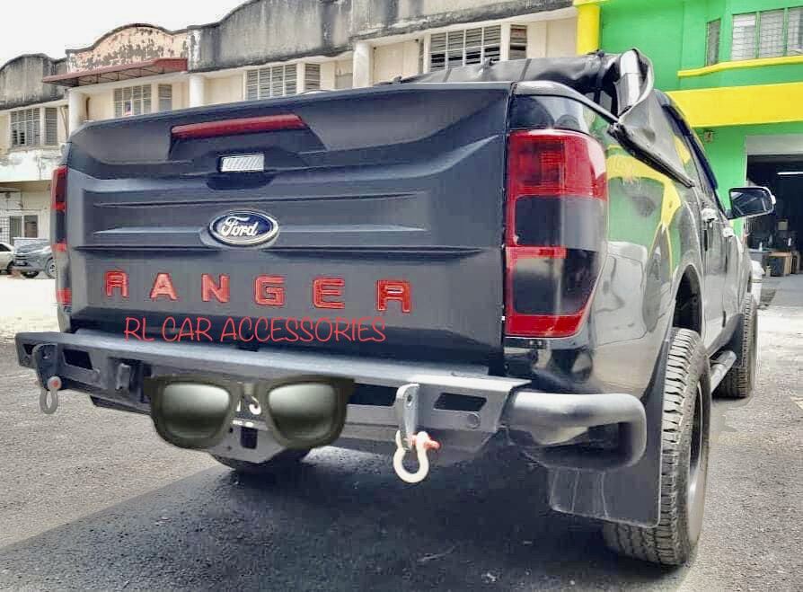ford ranger T6 T7 T8 rear bonnet trunk cover guard garnish bumper ...