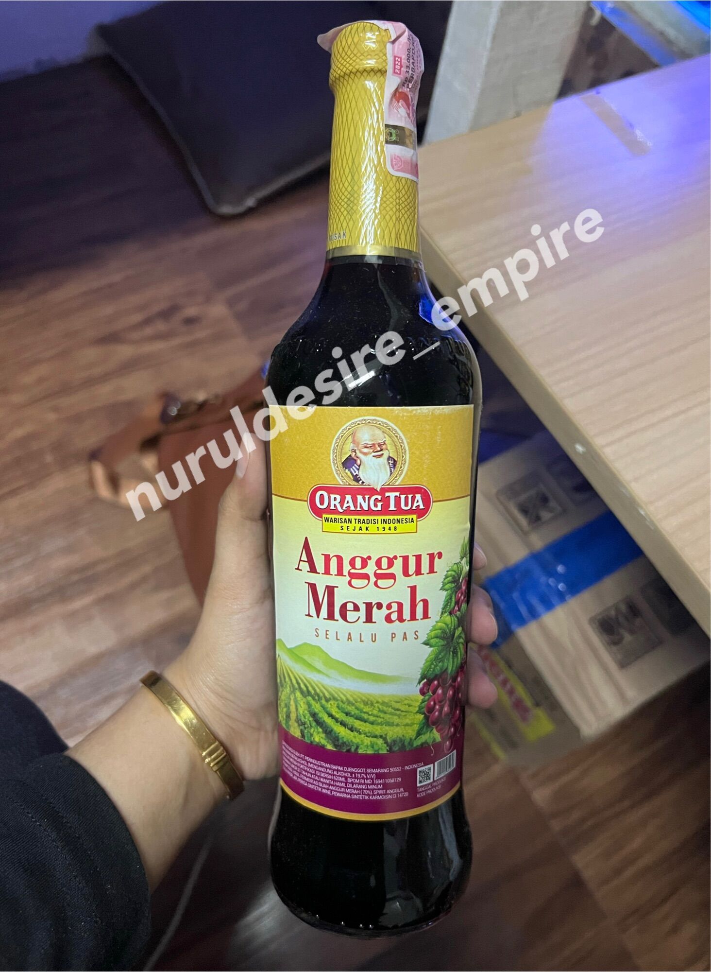 JAMU ANGGUR MERAH GOLD ORIGINAL 620ML | Lazada